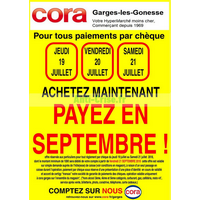 Anti-crise.fr | Catalogue Cora du 19 au 21 juillet 2018 (Garges)CORA ...