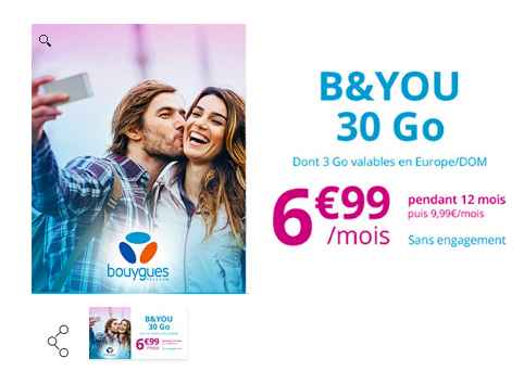 Anti-crise.fr | 6.99€ le forfait BandYou illimité 30go pendant 12 mois puis 9.99€ par mois6.99 ...