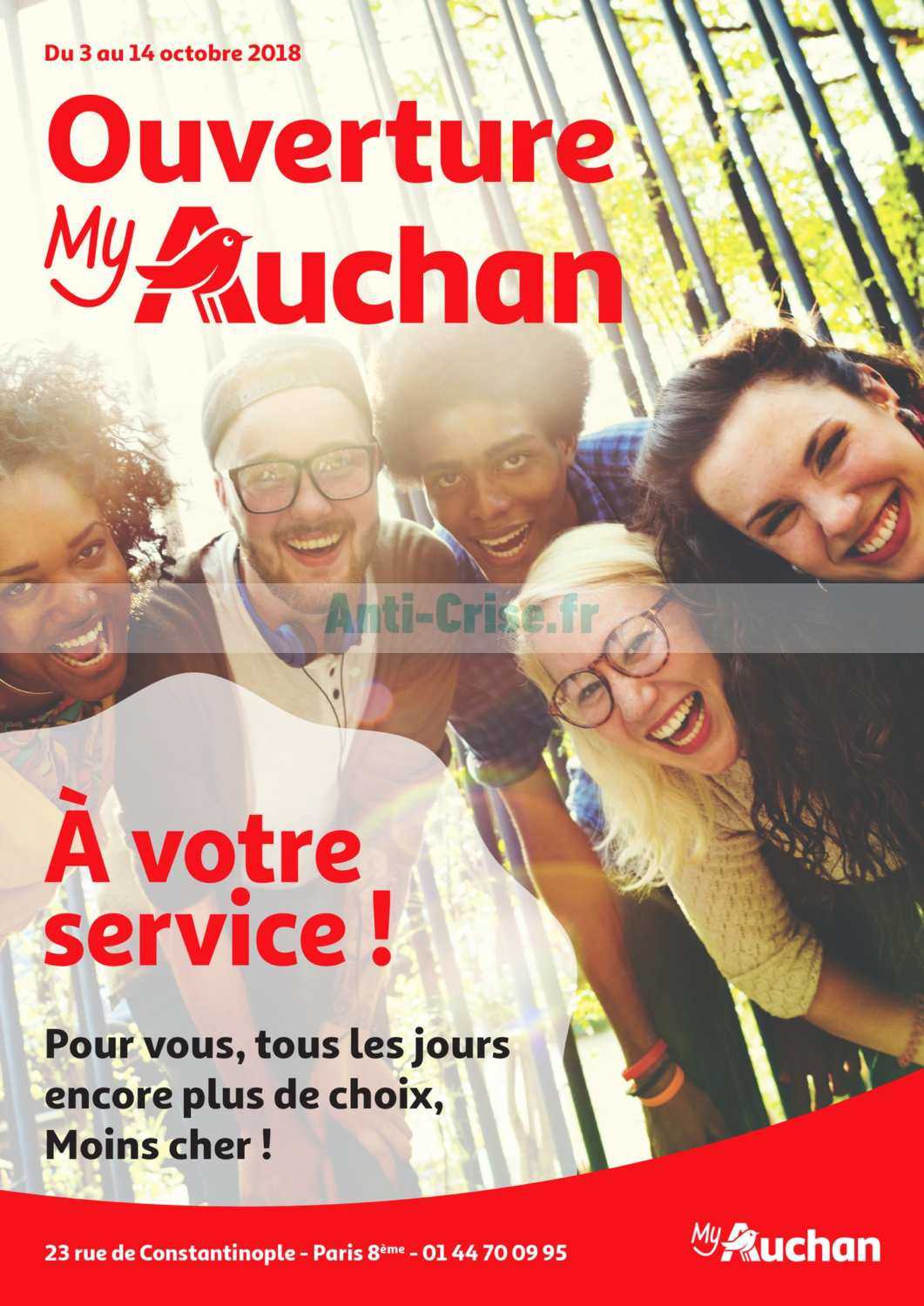 Anti-crise.fr | Catalogue My Auchan du 03 au 14 octobre 2018 (Paris ...