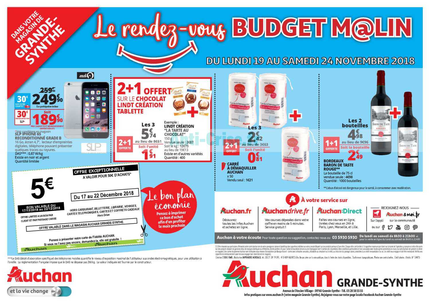 Anti-crise.fr | Catalogue Auchan Local du 19 au 24 novembre 2018 ...