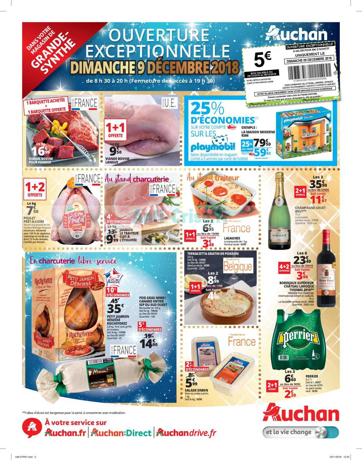 Anti-crise.fr | Catalogue Auchan Local du 09 décembre 2018 (Dunkerque ...