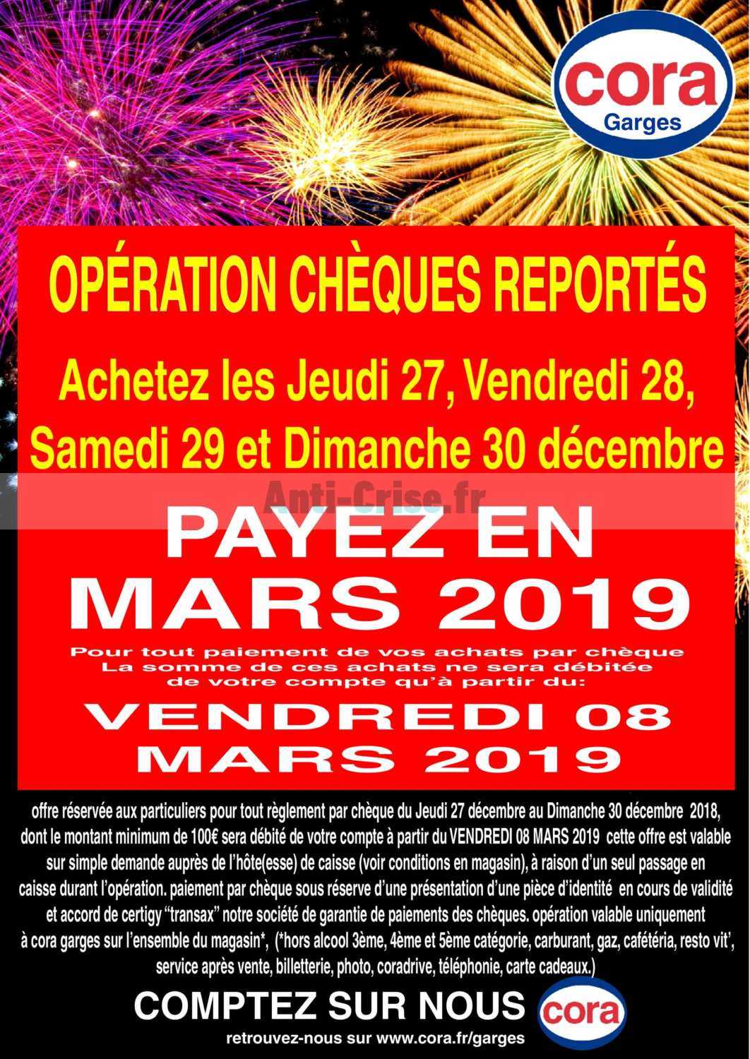 Anti-crise.fr | Catalogue Cora du 27 au 30 décembre 2018 (Garges)CORA ...