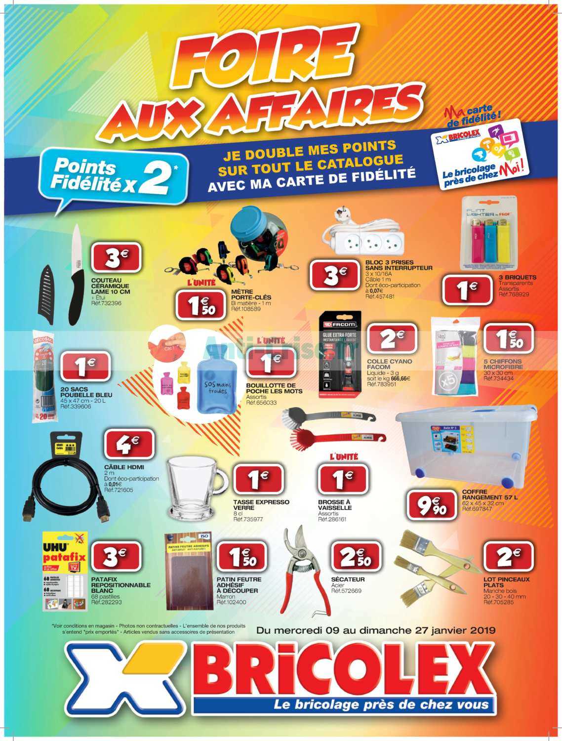 Anti-crise.fr | Catalogue Bricolex du 09 au 27 janvier 2019BRICOLEX ...
