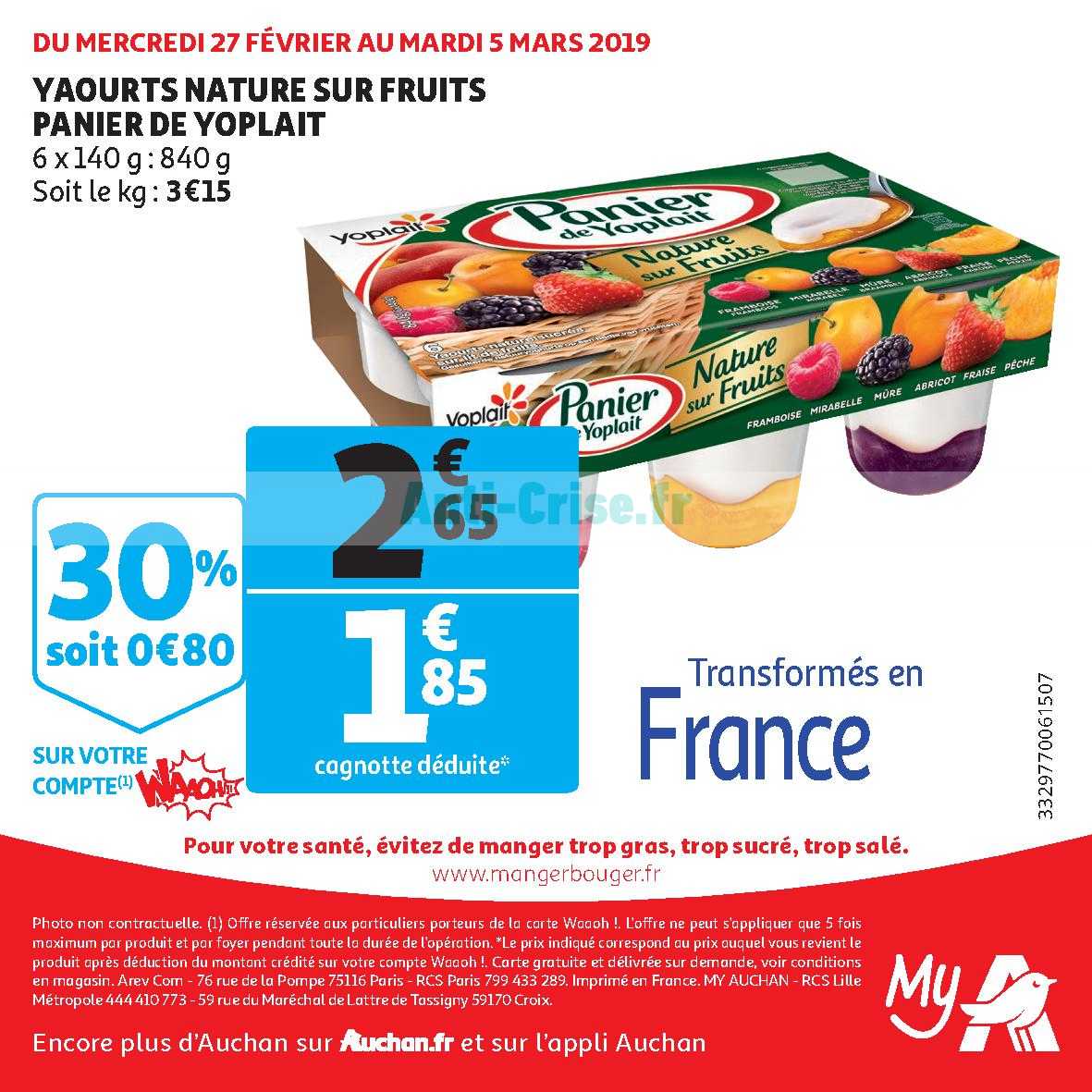 Anti-crise.fr | Catalogue My Auchan du 27 février au 05 mars 2019MY ...