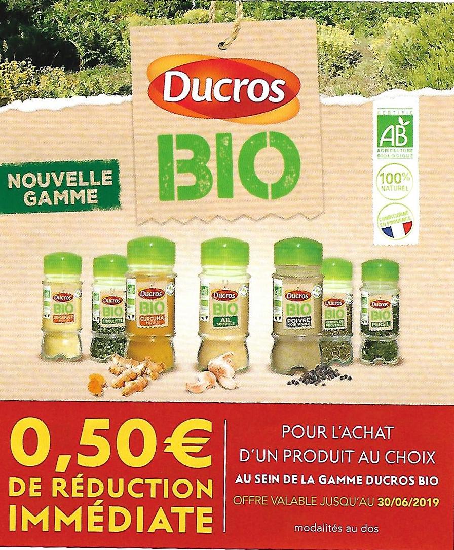 Anti-crise.fr | Ducros : 0.5 € de réduction jusqu’au 30/06/2019 (Bon de ...