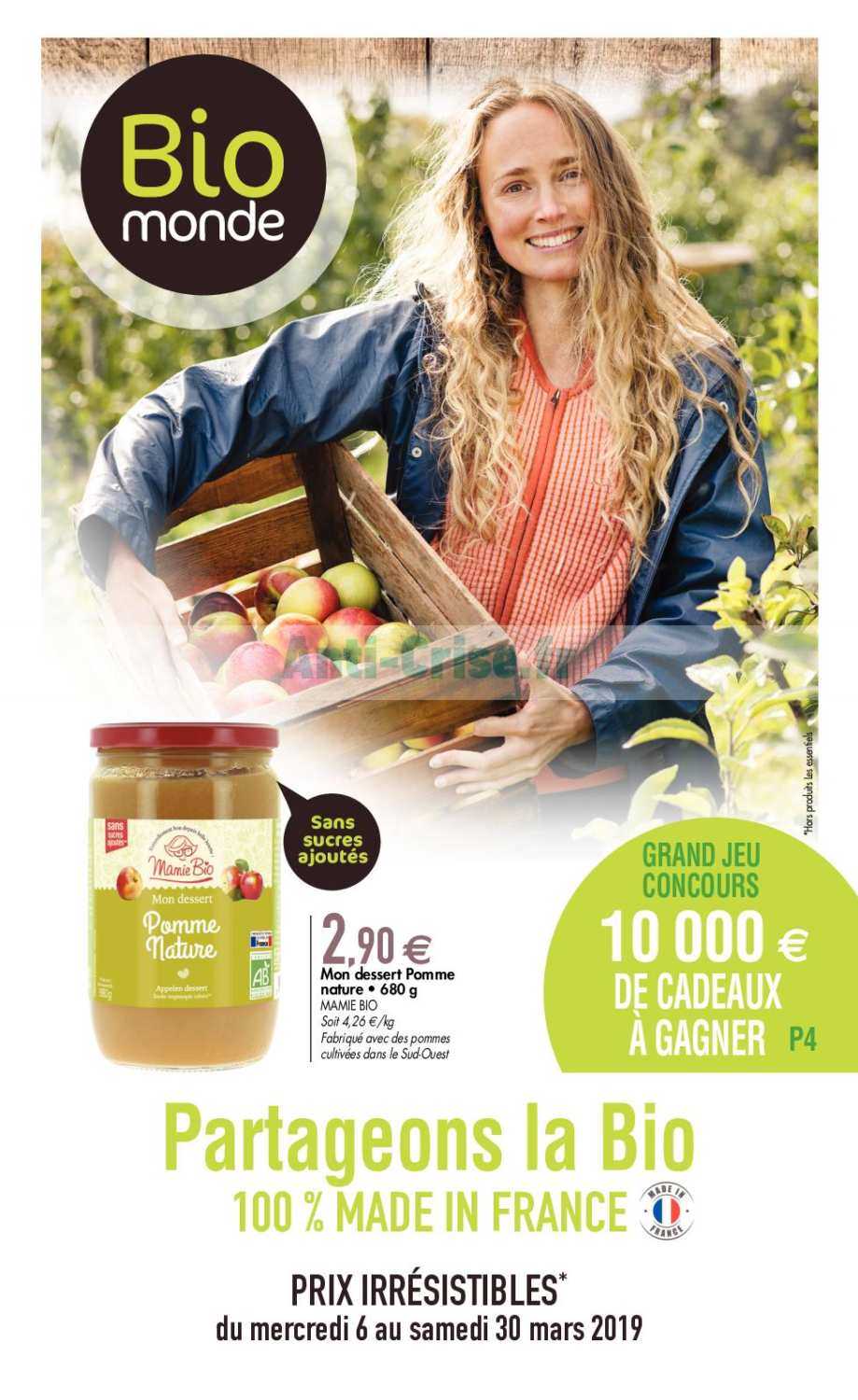 Anti-crise.fr | Catalogue Bio Monde du 06 au 30 mars 2019BIO MONDE : le ...