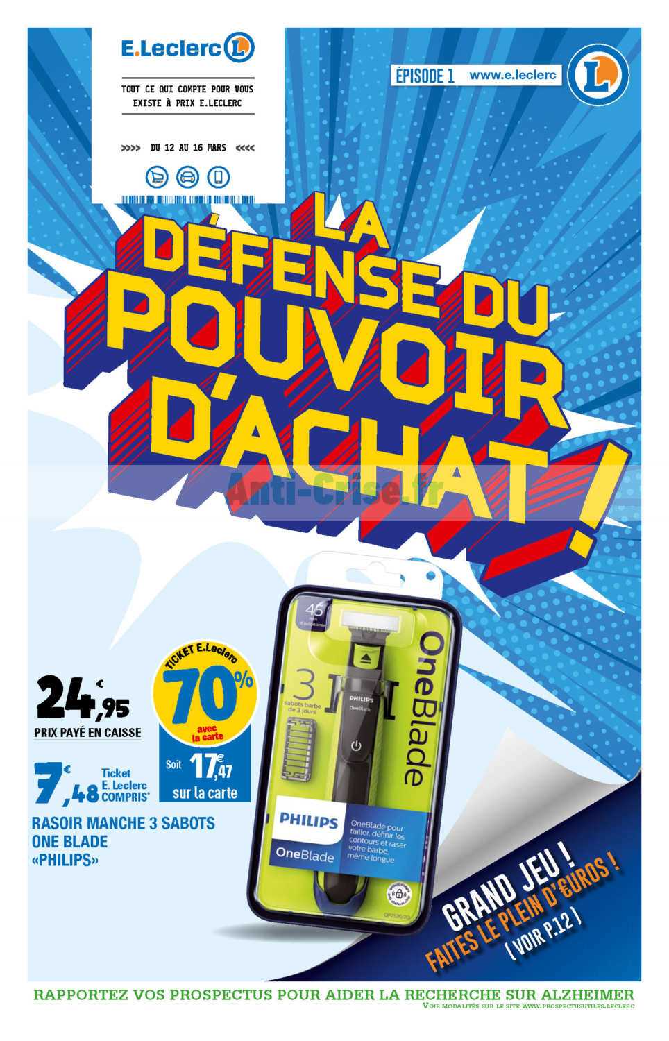 Anti-crise.fr | Catalogue Leclerc du 12 au 16 mars 2019 (Ouest)LECLERC ...