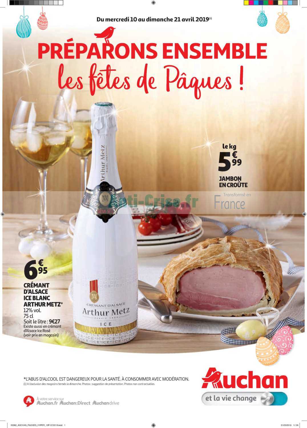 Anti-crise.fr | Catalogue Auchan du 10 au 21 avril 2019 (Dept 67)AUCHAN ...