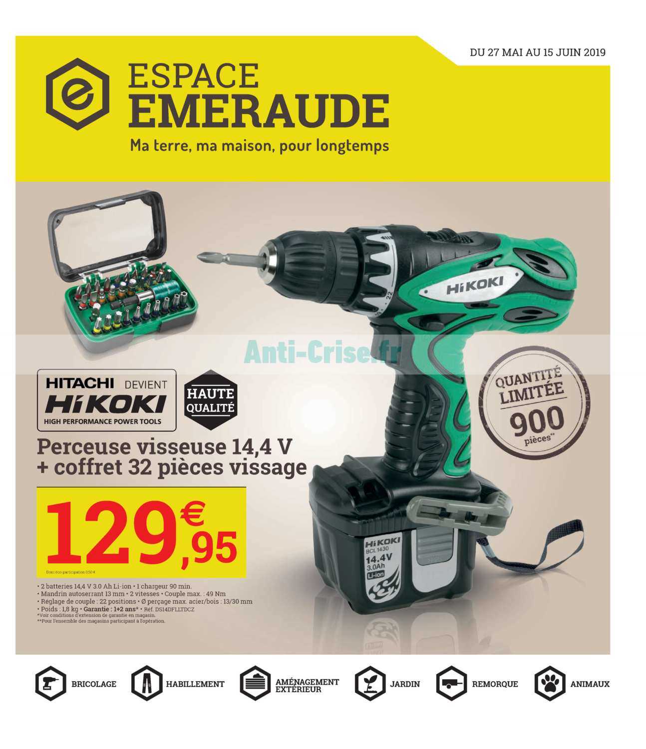 Anti-crise.fr | Catalogue Espace Emeraude du 27 mai au 15 juin ...