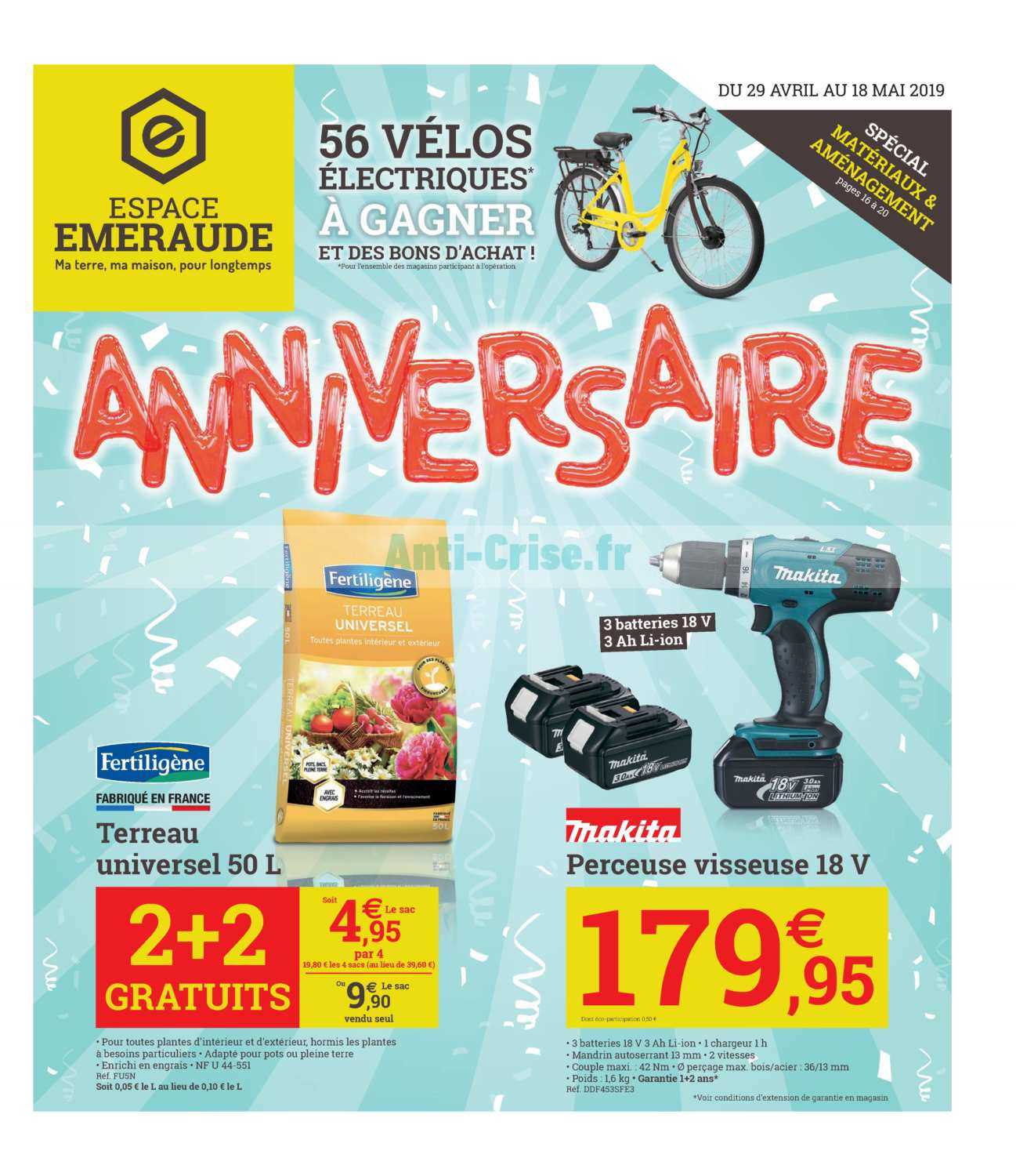 Anti-crise.fr | Catalogue Espace Emeraude du 29 avril au 18 mai ...