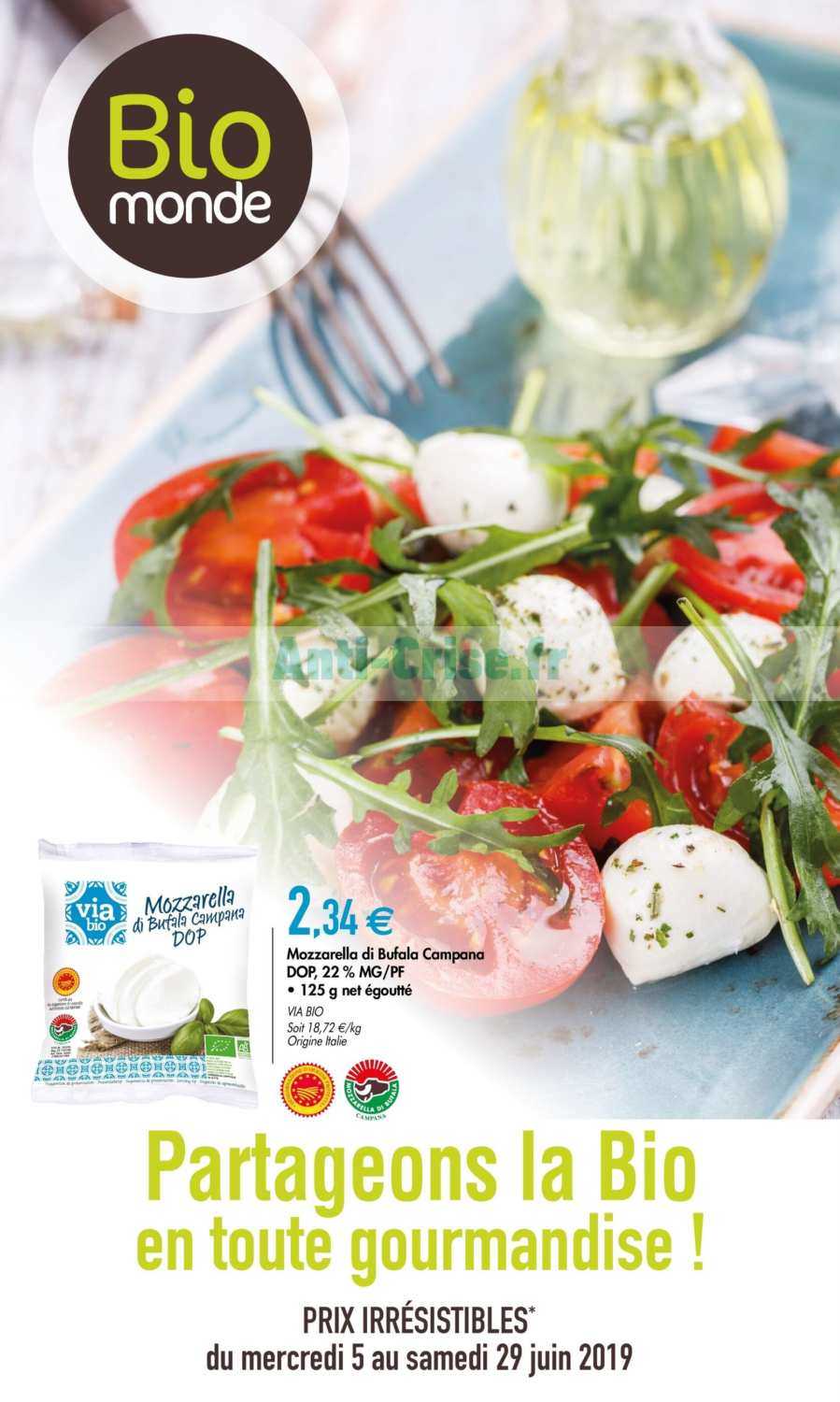 Anti-crise.fr | Catalogue Bio Monde du 05 au 29 juin 2019BIO MONDE : le ...