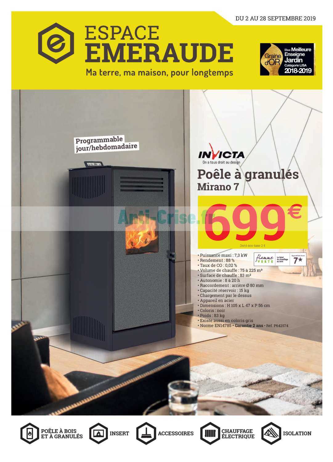 Anti-crise.fr | Catalogue Espace Emeraude du 02 au 28 septembre 2019 ...