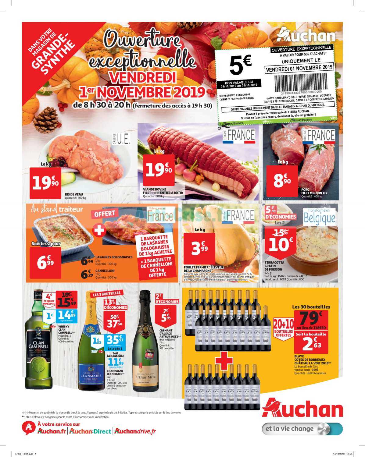 Anti-crise.fr | Catalogue Auchan Local du 01 novembre 2019 (Dunkerque ...