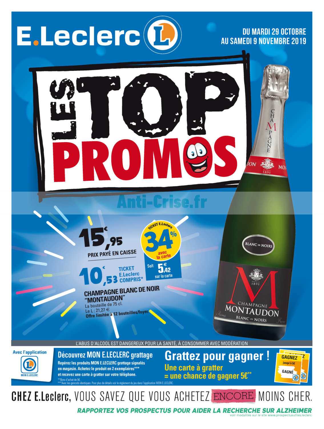 Anti Crise Fr Catalogue Leclerc Du 29 Octobre Au 09 Novembre 2019