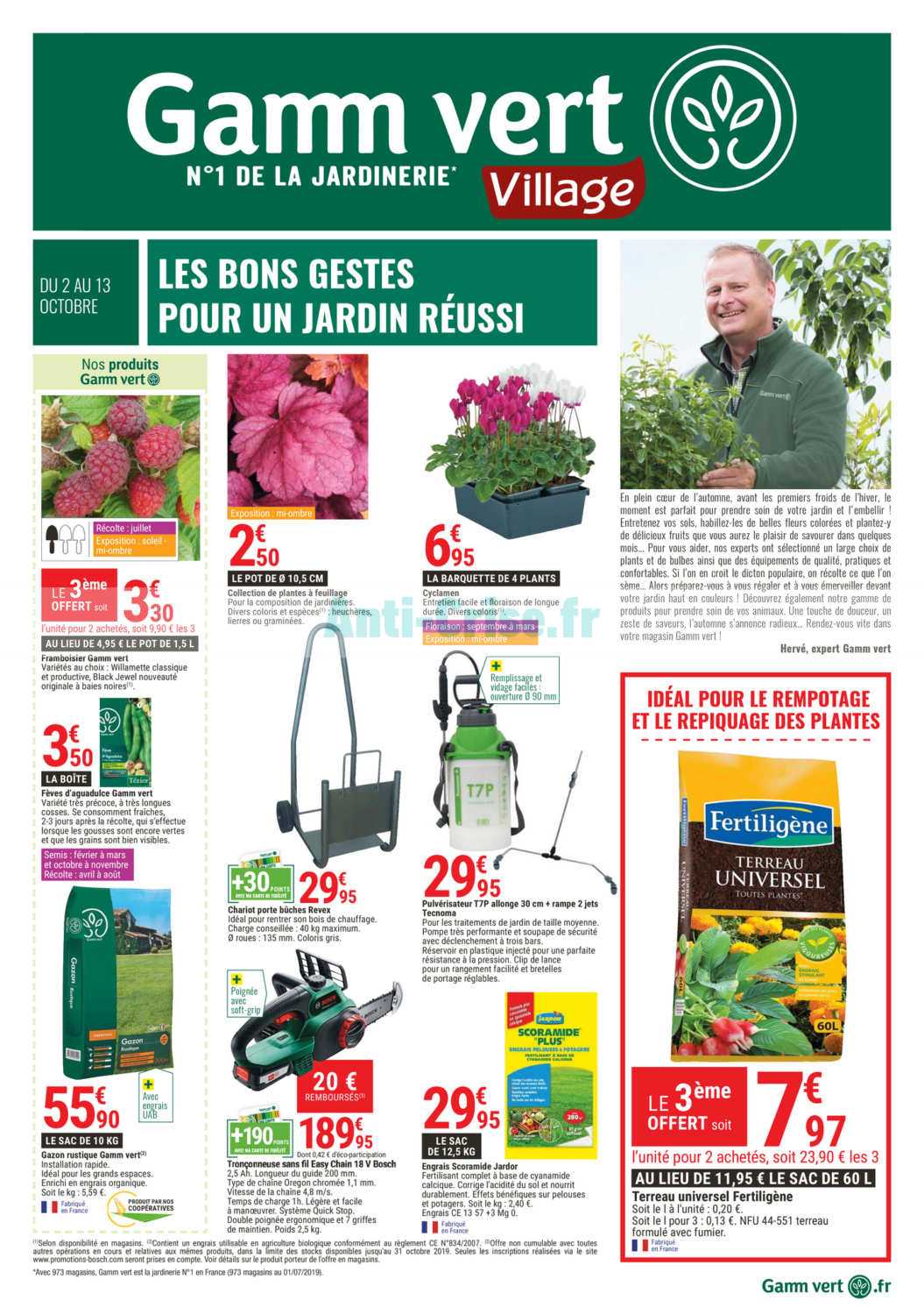 Anti-crise.fr | Catalogue Gamm Vert du 02 au 13 octobre 2019GAMM VERT : le nouveau catalogue du ...