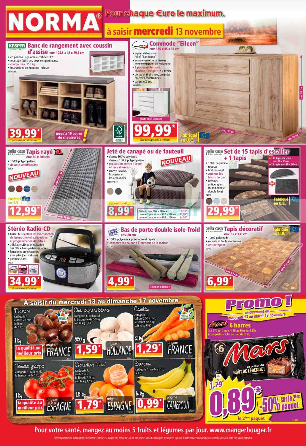 Anti-crise.fr | Catalogue Norma du 13 au 19 novembre 2019NORMA : le ... Anti-crise.fr | Catalogue Norma du 13 au 19 novembre 2019NORMA : le ...