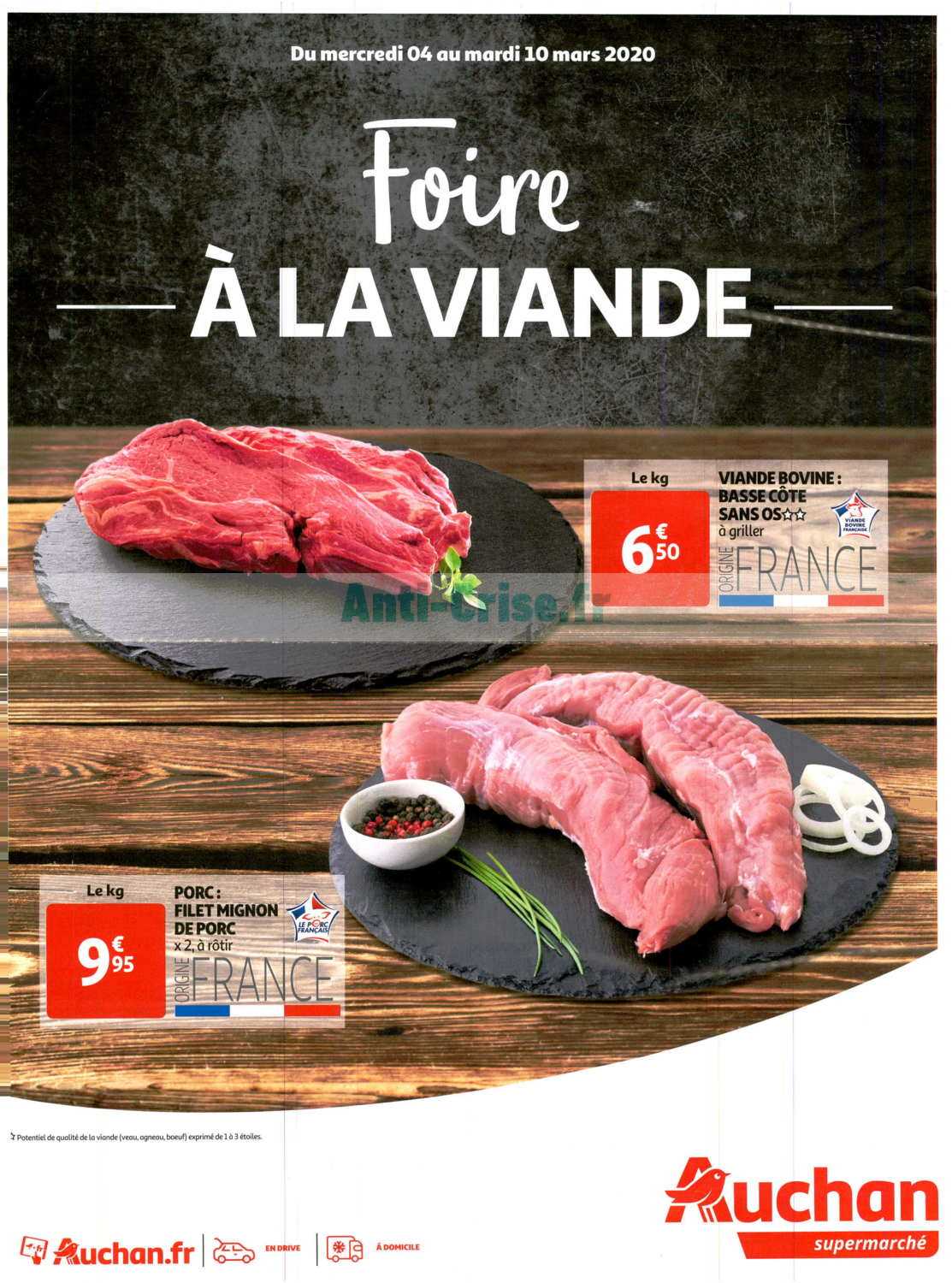 Anti-crise.fr | Catalogue Auchan du 04 au 10 mars 2020 (Région ...