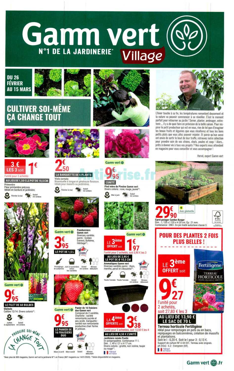 Anti-crise.fr | Catalogue Gamm Vert du 26 février au 15 mars 2020GAMM VERT : le nouveau ...