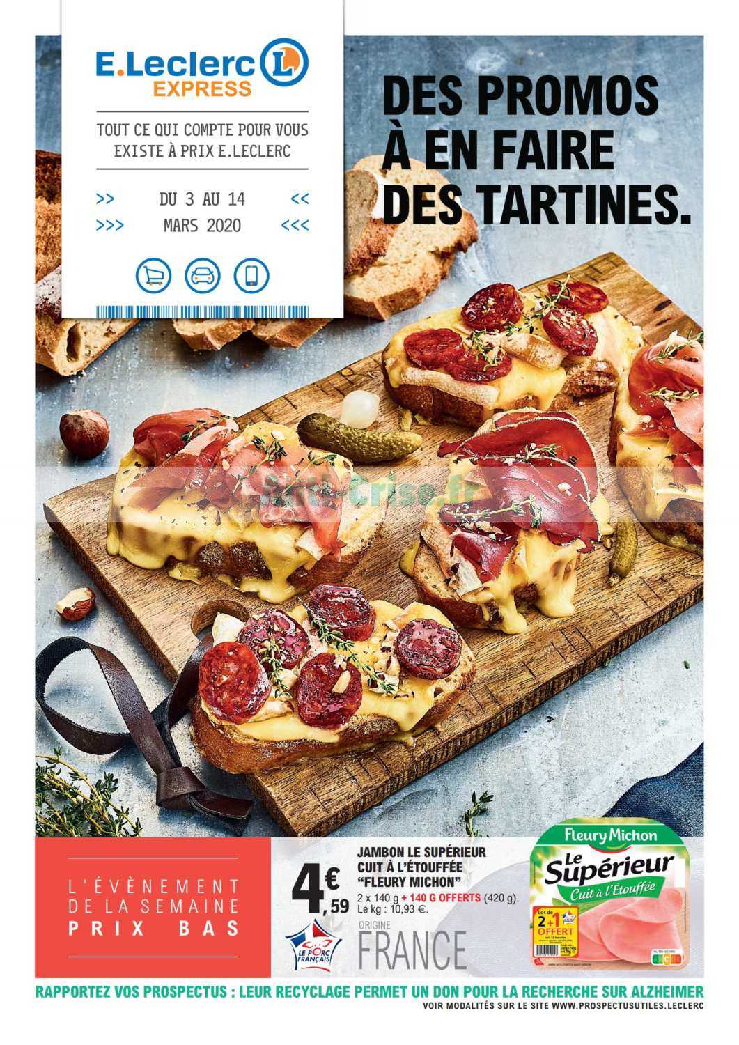 Anti-crise.fr | Catalogue Leclerc du 03 au 14 mars 2020 (Express ...