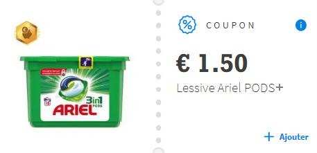 Anti-crise.fr | Ariel : 1.5 € de réduction jusqu’au 30/04/2020 (Bon de ...