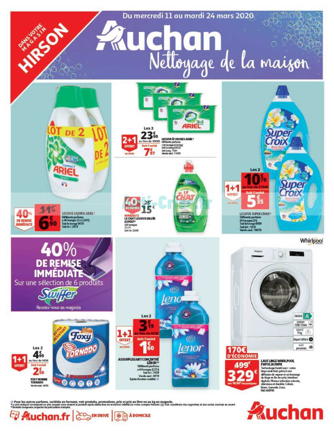 Anti-crise.fr | Catalogue Auchan Local du 11 au 24 mars 2020 (Hirson ...