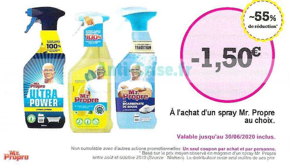 Anti-crise.fr | Mr Propre : 1.5 € de réduction jusqu’au 30/06/2020 (Bon ...