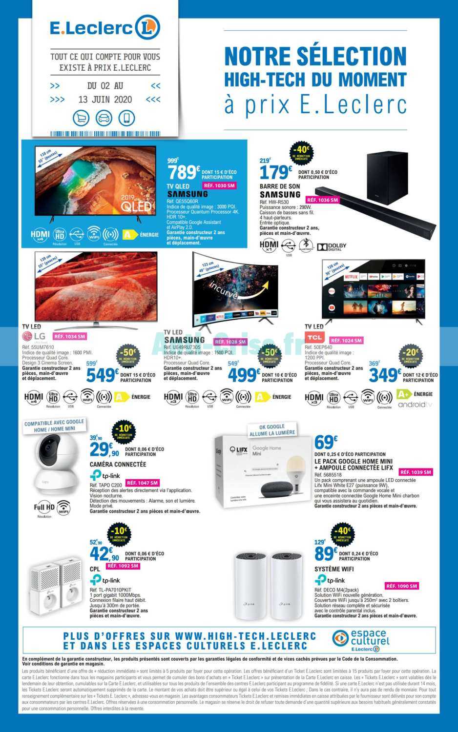Anti-crise.fr | Catalogue Leclerc du 02 au 13 juin 2020 (High-Tech)LECLERC : le nouveau ...