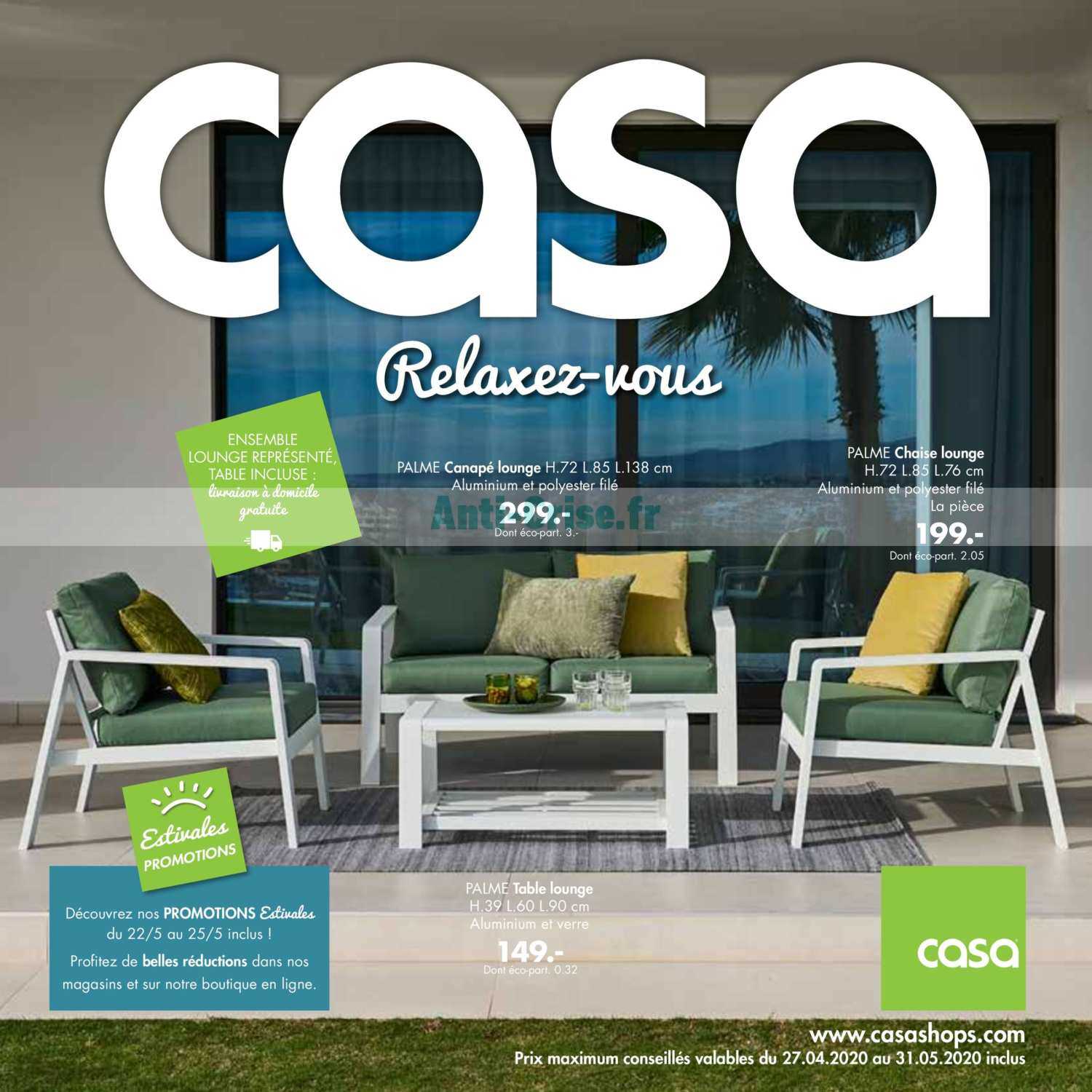 Anti-crise.fr | Catalogue Casa du 03 juin au 31 août 2020CASA : le ...