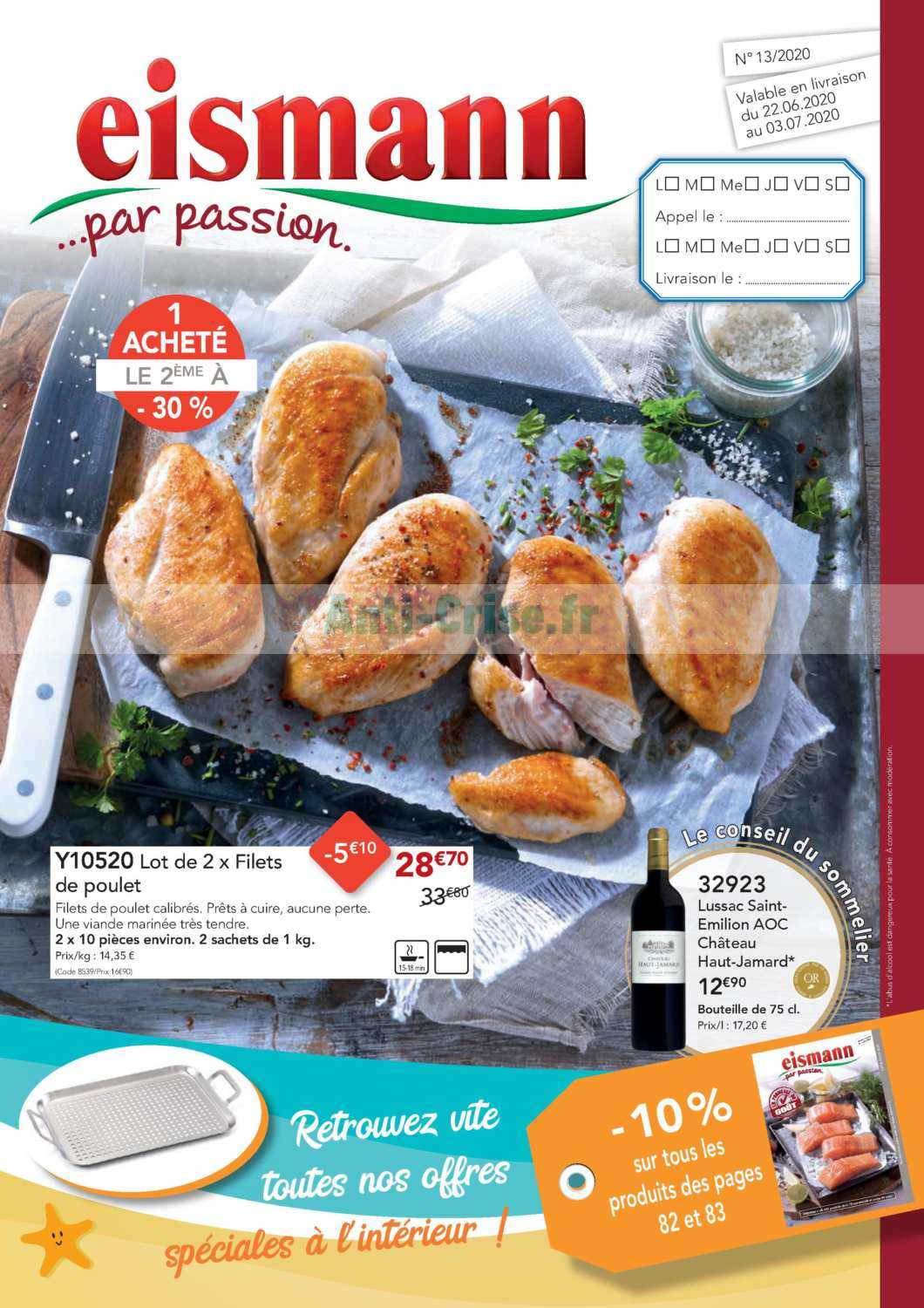 Anti-crise.fr | Catalogue Eismann du 22 juin au 03 juillet 2020EISMANN ...