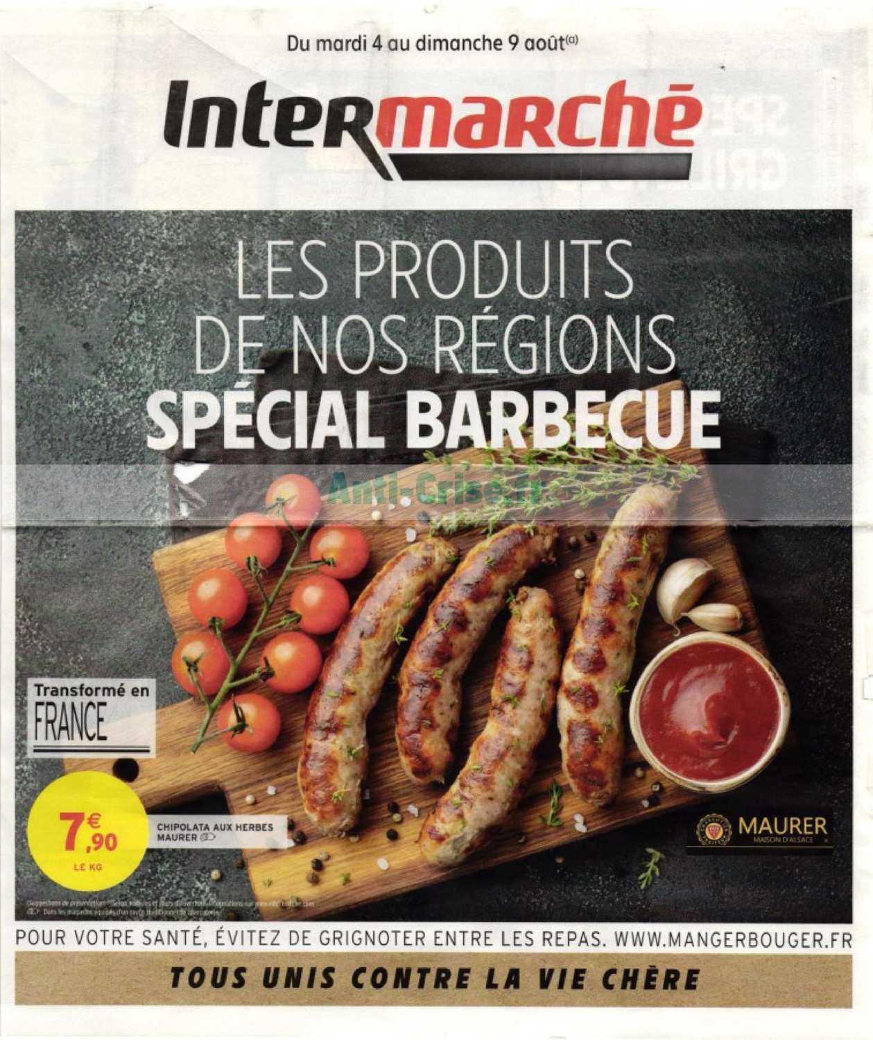 Anti-crise.fr | Catalogue Intermarché du 04 au 09 août 2020 (Centre-Est ...