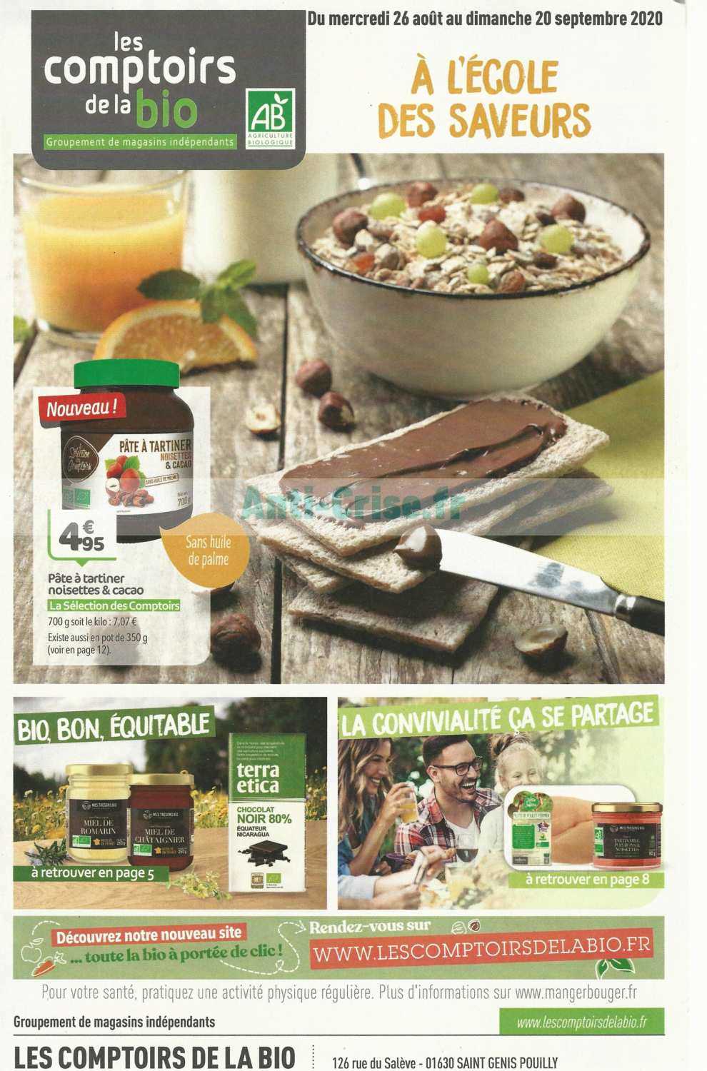 Anti-crise.fr | Catalogue Les Comptoirs de la Bio du 26 août au 20 ...