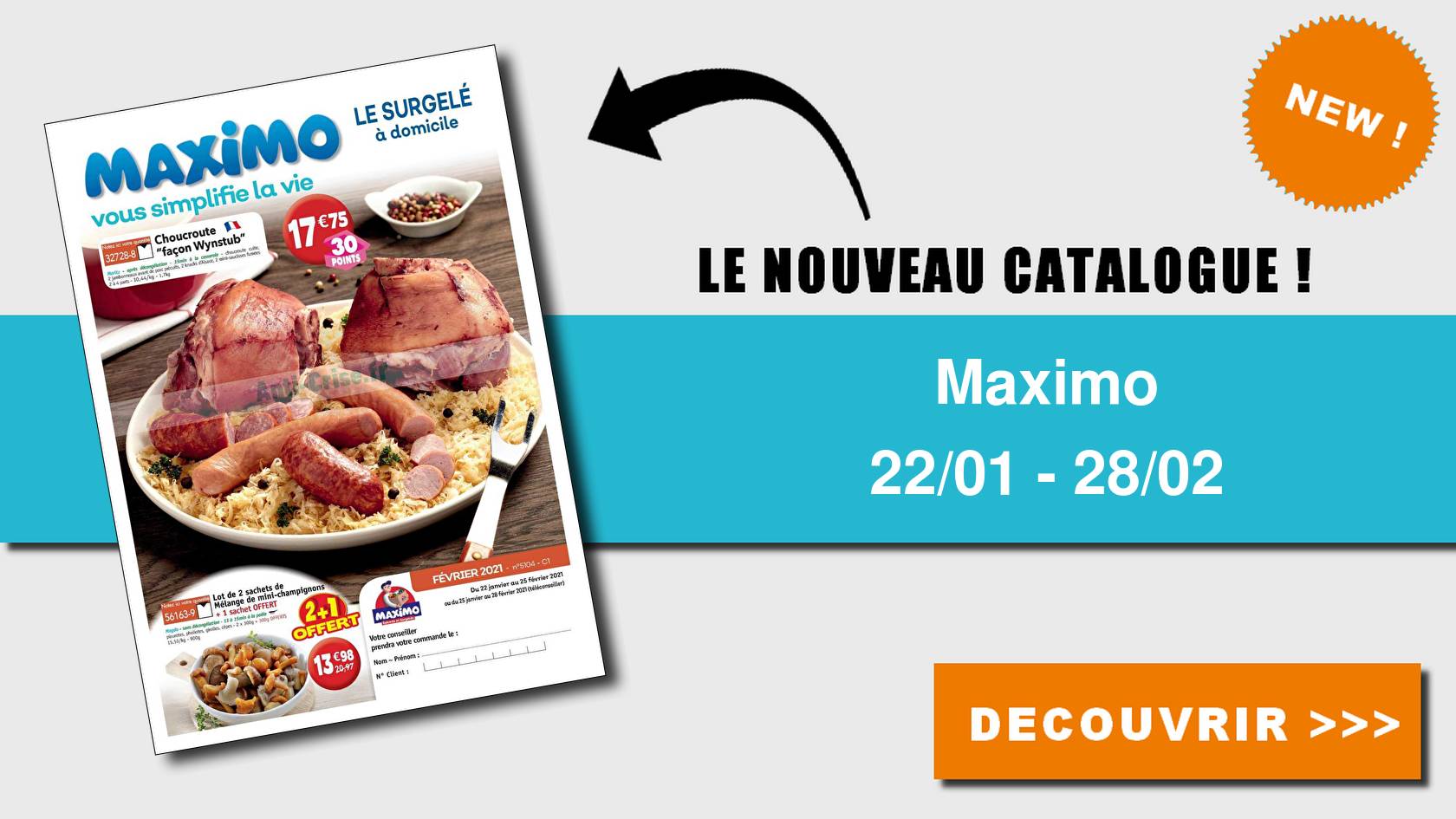 Anti-crise.fr | Catalogue Maximo du 22 janvier au 28 février 2021MAXIMO ...