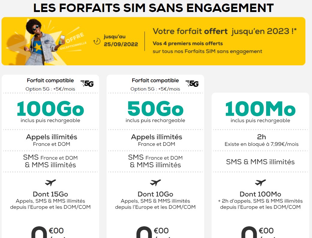 Anti-crise.fr | 4 mois gratuits aux forfaits sans engagement La Poste Mobile4 mois gratuits aux ...