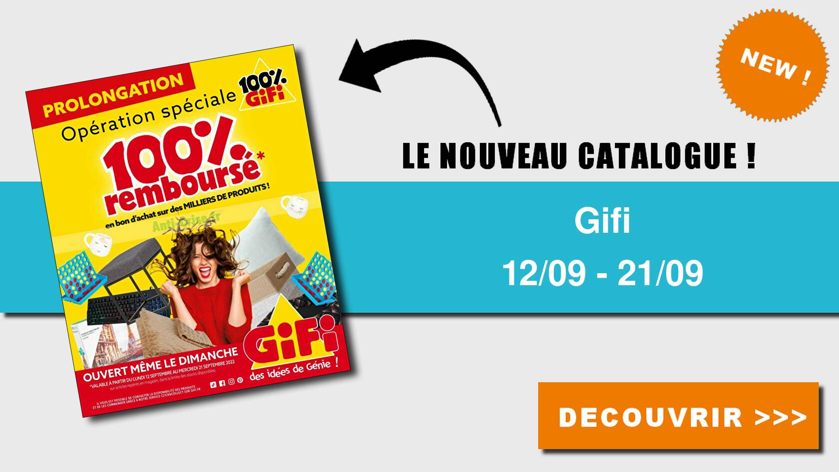 Gifi 100 Rembourse 2022 Conditions
