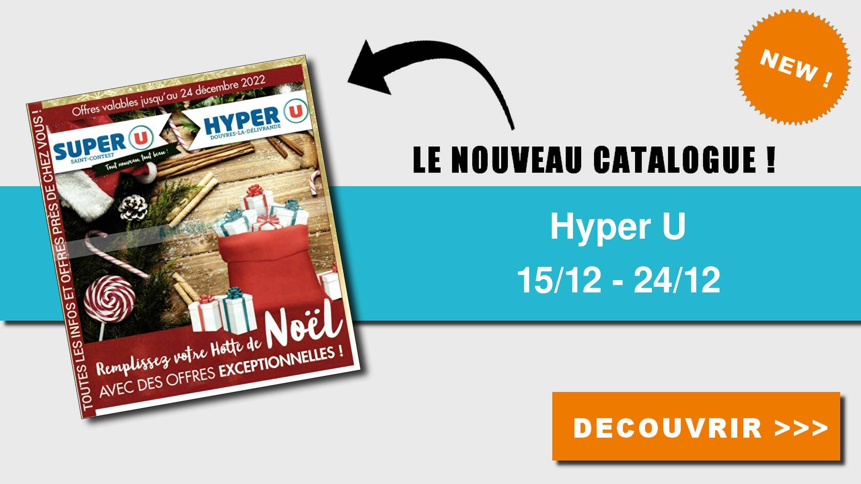 Anti-crise.fr | Catalogue Hyper U du 15 au 24 décembre 2022 (Douvres-la ...