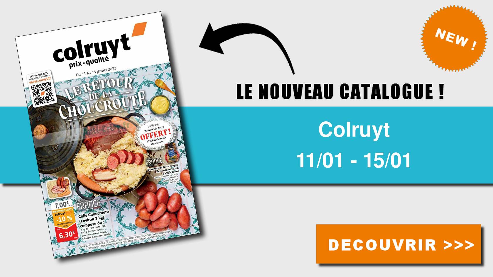 Anti-crise.fr | Catalogue Colruyt du 11 au 15 janvier 2023 (Choucroute ...