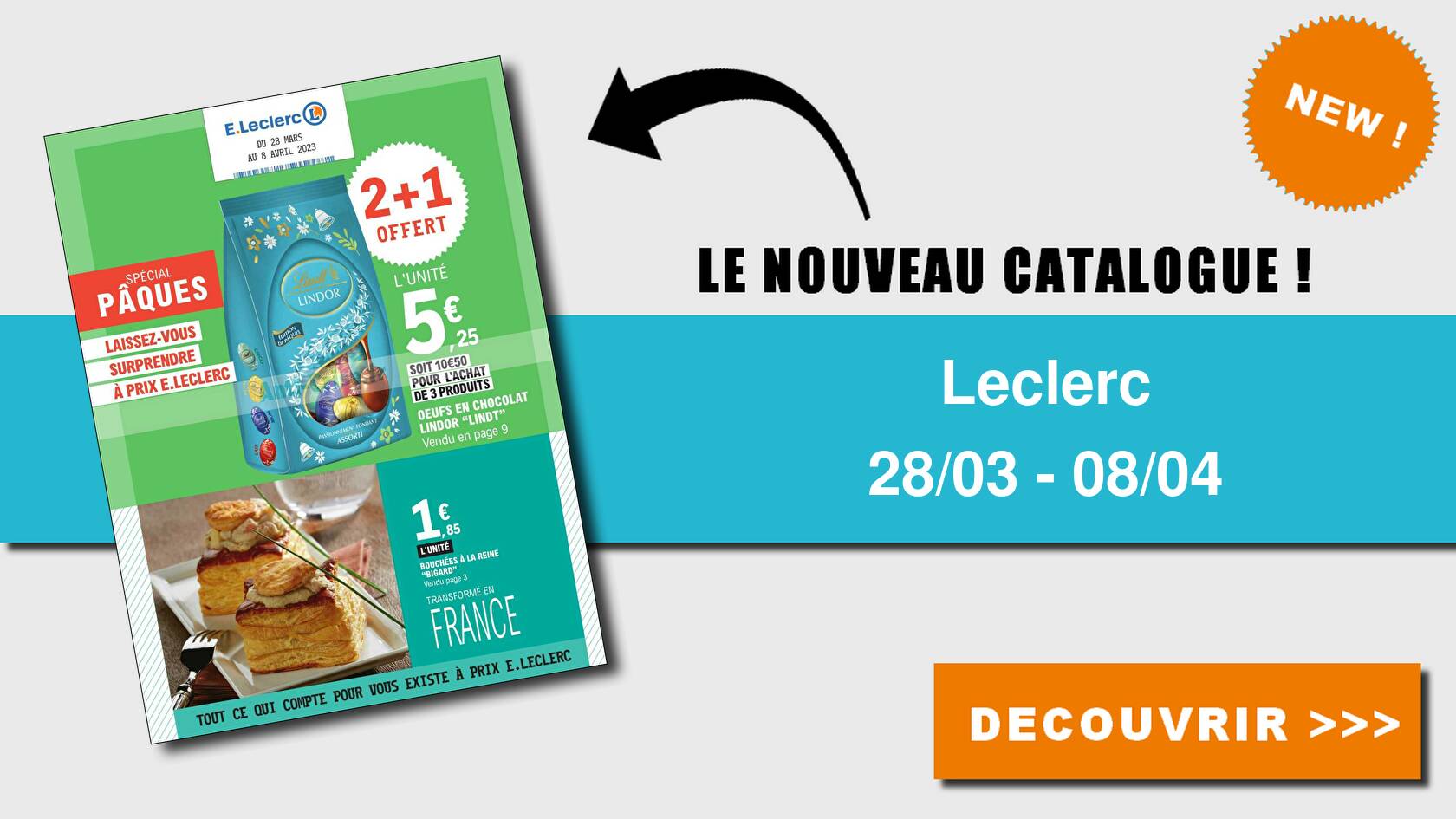 Anti-crise.fr | Catalogue Leclerc du 28 mars au 08 avril 2023 (Express)LECLERC : le nouveau ...