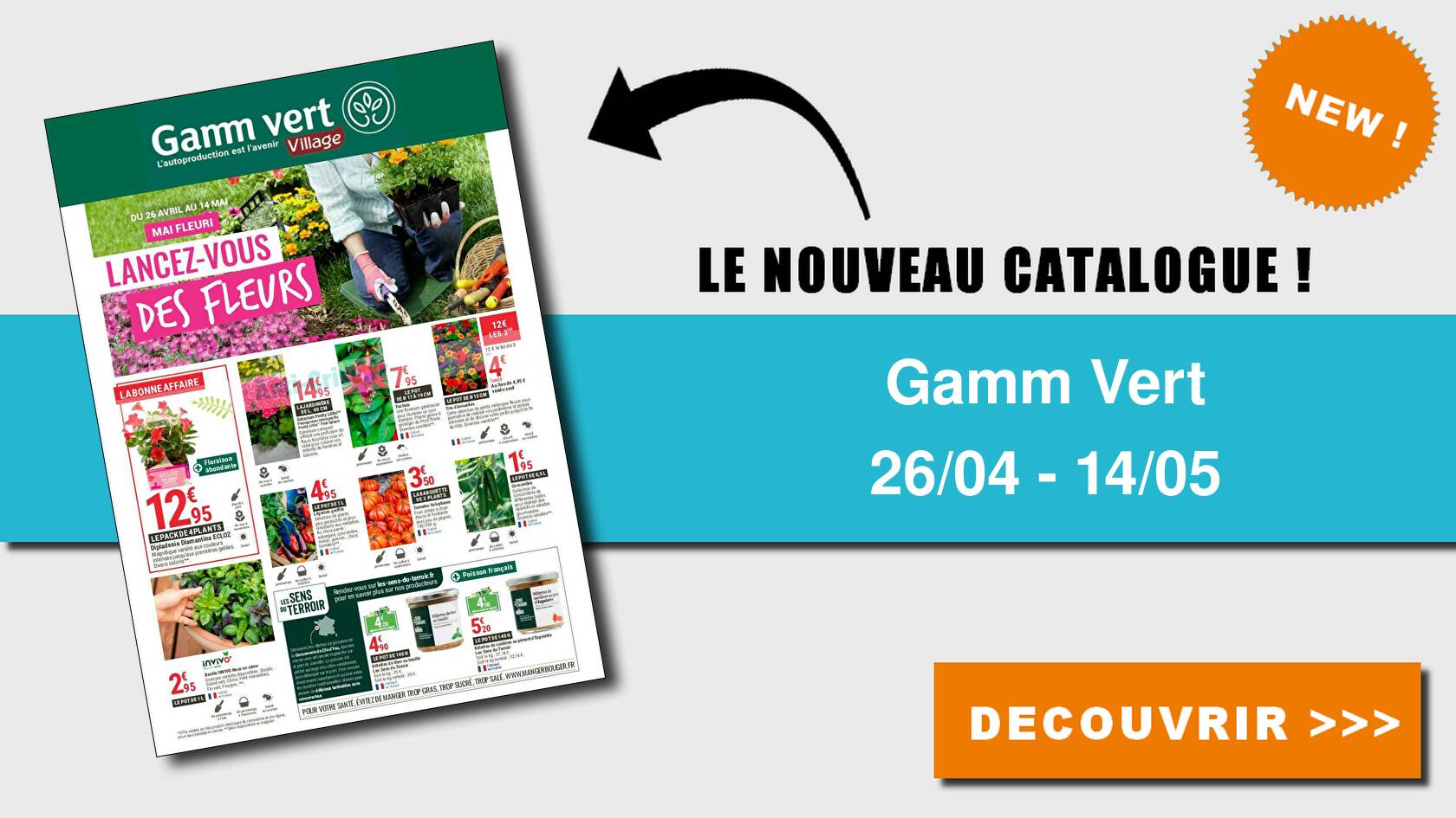 Anti-crise.fr | Catalogue Gamm Vert du 26 avril au 14 mai 2023GAMM VERT : le nouveau catalogue ...