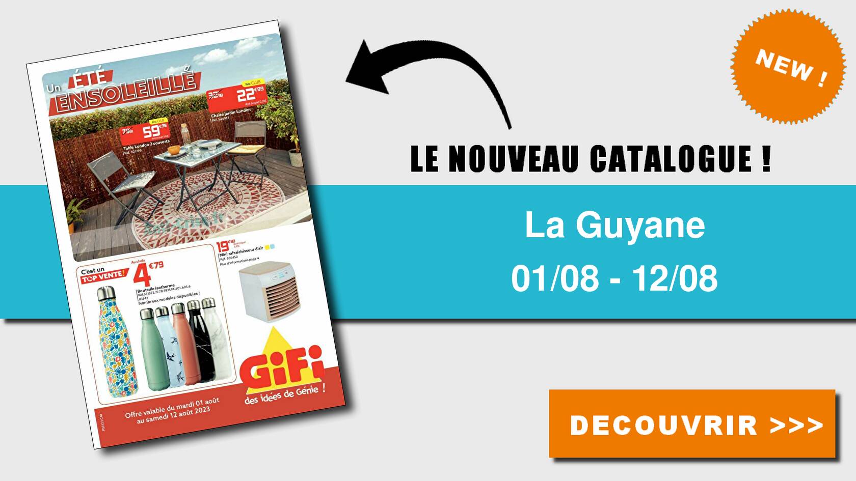 Anti-crise.fr | Catalogue La Guyane du 01 au 12 août 2023 (Gifi Guyane ...