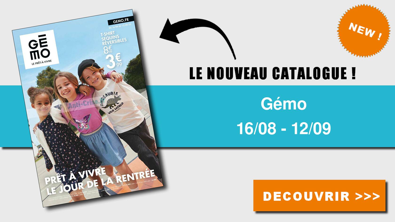 Anti-crise.fr | Catalogue Gémo du 16 août au 12 septembre 2023GéMO : le ...