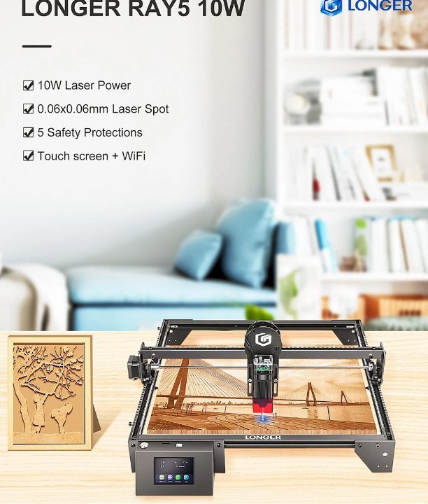 Anti-crise.fr | Moins de 200€ le Graveur Laser Longer Ray 10 wattsMoins ...