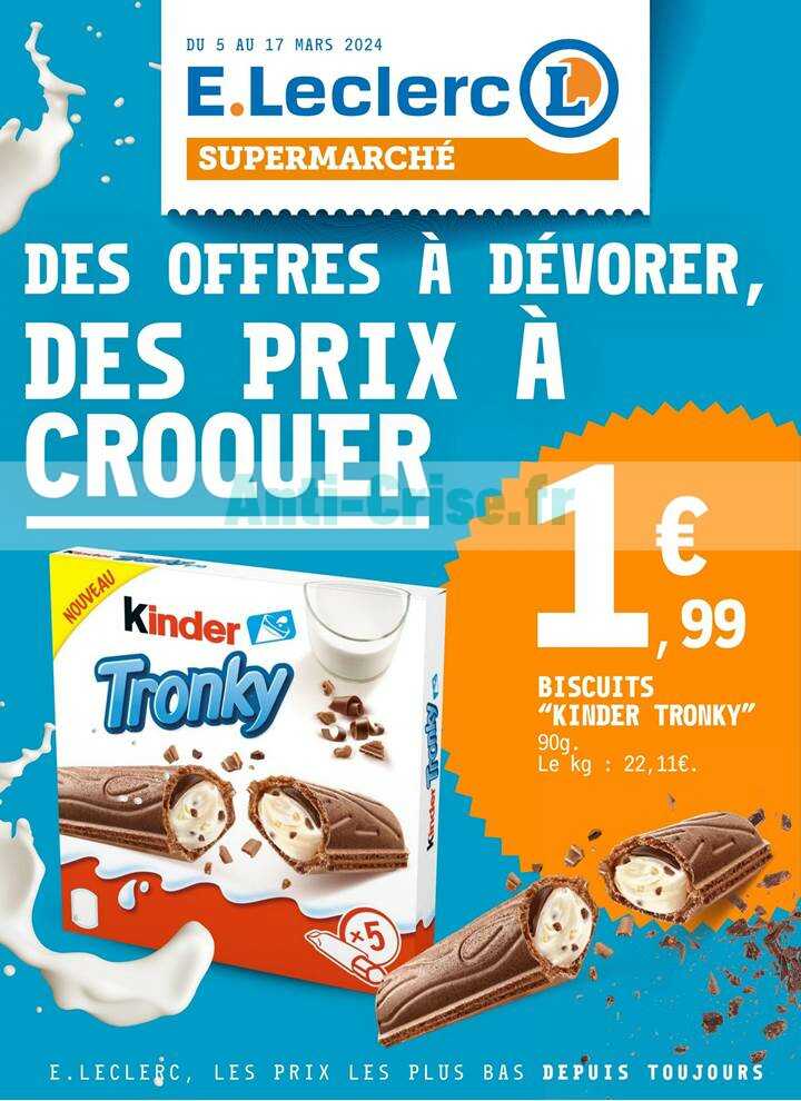 Anti-crise.fr | Catalogue La Réunion du 05 au 17 mars 2024 (Leclerc ...