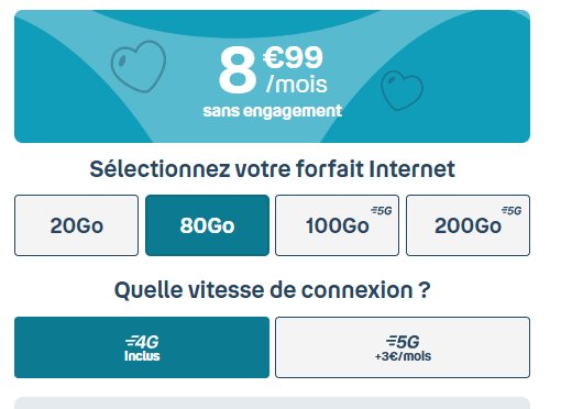 Anti-crise.fr | Bouygues Bandyou : forfait 20Go à 6.99€ , 80go à 8.99€ , 100Go à 11.99€ , 200Go ...