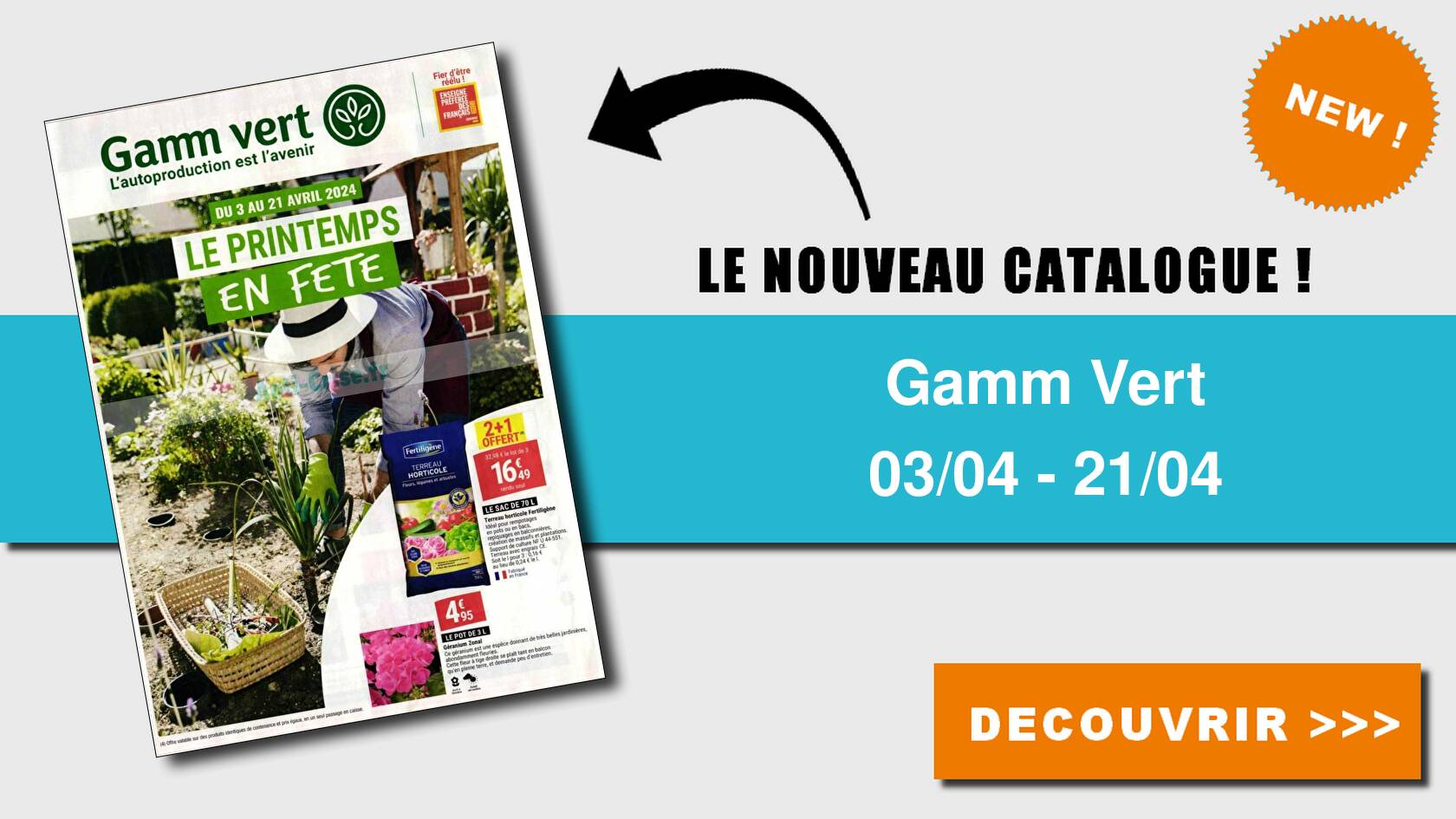 Anti-crise.fr | Catalogue Gamm Vert du 03 au 21 avril 2024GAMM VERT : le nouveau catalogue du 03 ...