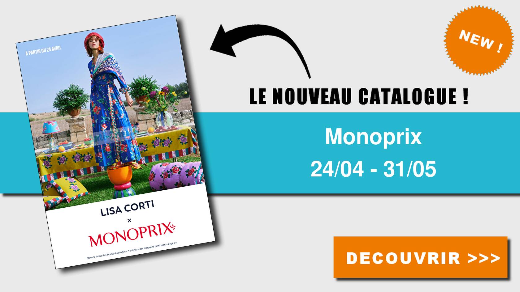 Anti-crise.fr | Catalogue Monoprix du 24 avril au 31 mai 2024 (Lisa ...