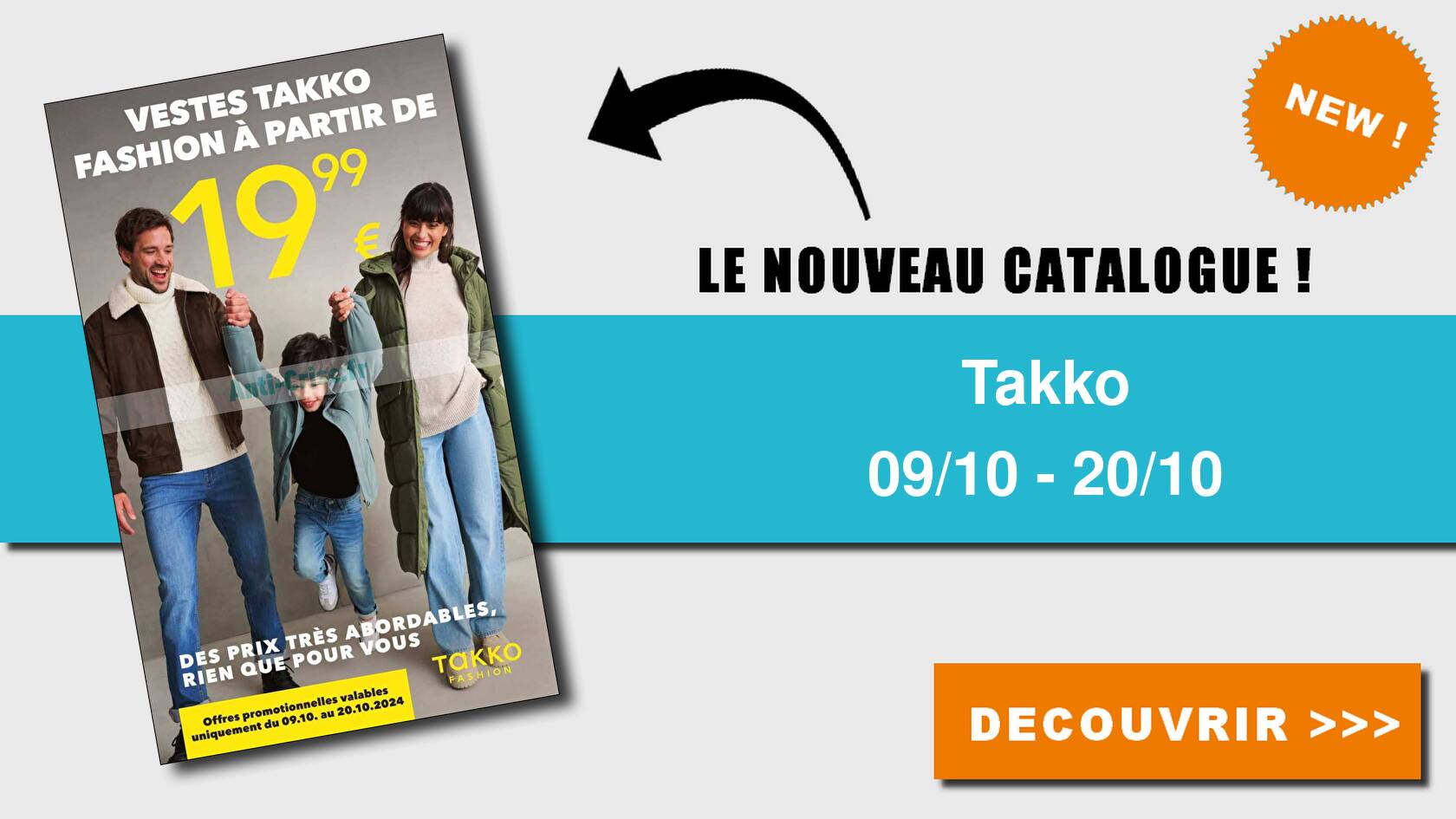 Anti-crise.fr | Catalogue Takko du 09 au 20 octobre 2024TAKKO : le ...