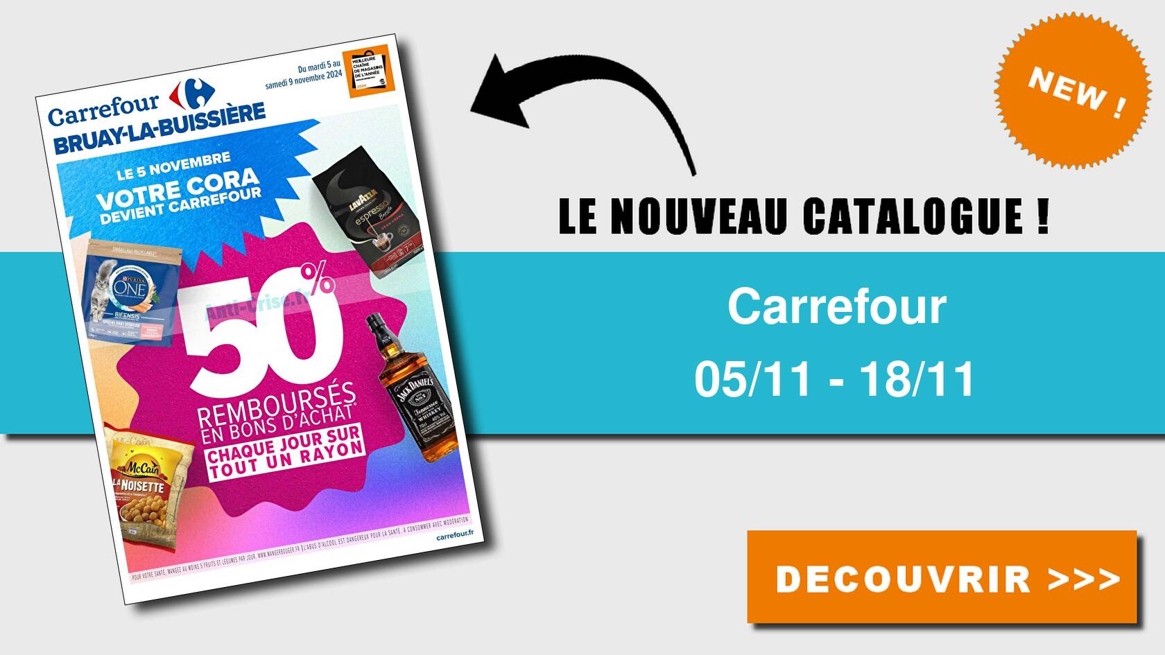 Anti-crise.fr | Catalogue Carrefour du 05 au 18 novembre 2024 (Votre ...