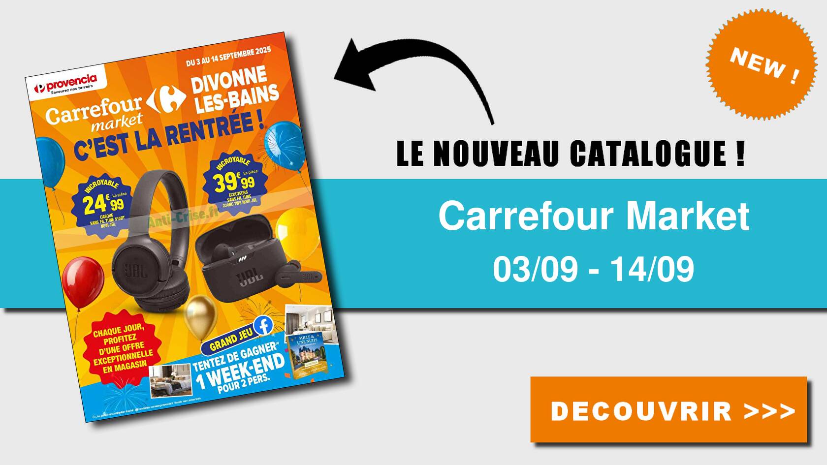 Anti-crise.fr | Catalogue Carrefour Market du 03 au 14 septembre 2025 ...