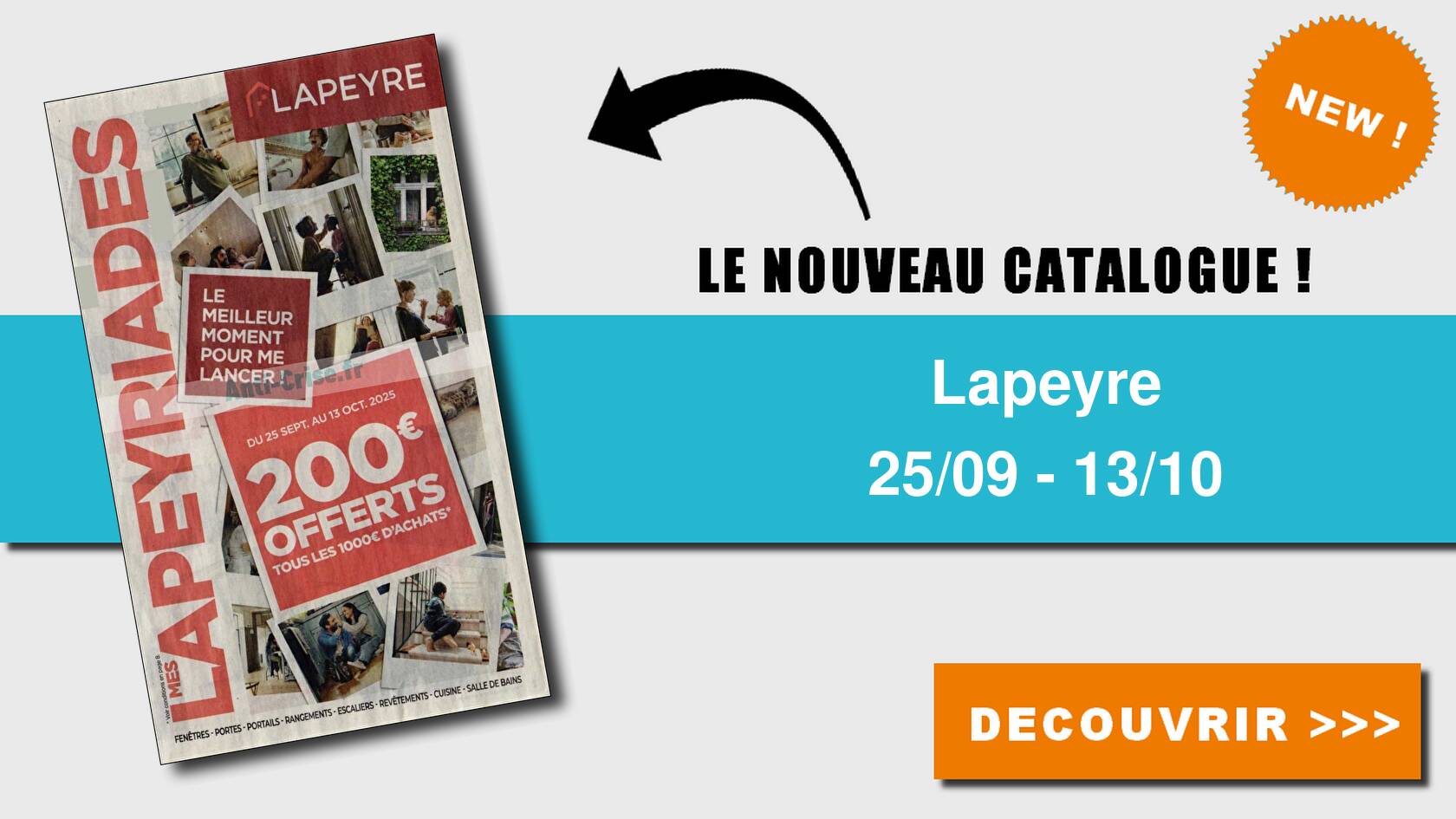 Anti-crise.fr | Catalogue Lapeyre du 25 septembre au 13 octobre ...