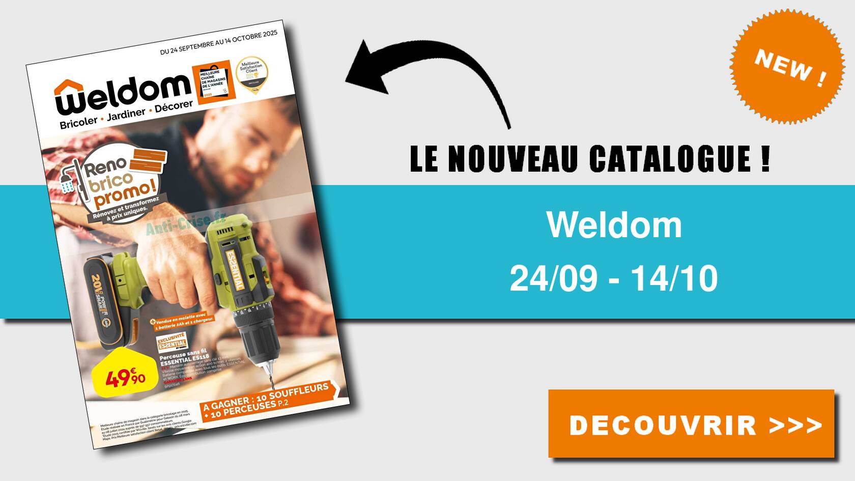 Anti-crise.fr | Catalogue Weldom du 24 septembre au 14 octobre ...
